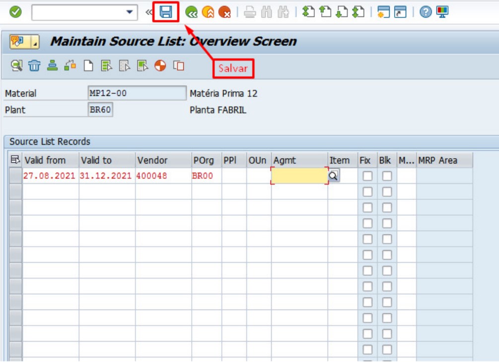Registro Info ME11 e Source List ME01 no SAP: Gerenciando Informações ...