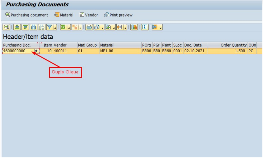 ME80FN para Listagem de Documentos de Compras no SAP • Freire Cruz