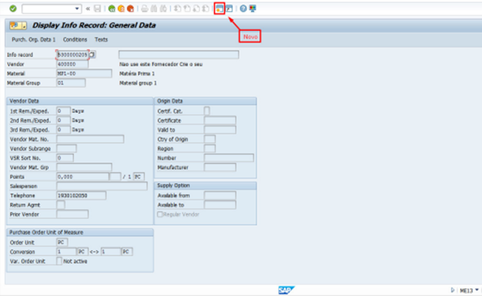 Registro Info ME11 e Source List ME01 no SAP - 7 • Freire Cruz